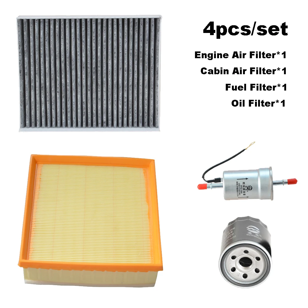 4pcs Filter Set For Changan CS75 PLUS(2th Generation) 2.0T 2022 2023 ...