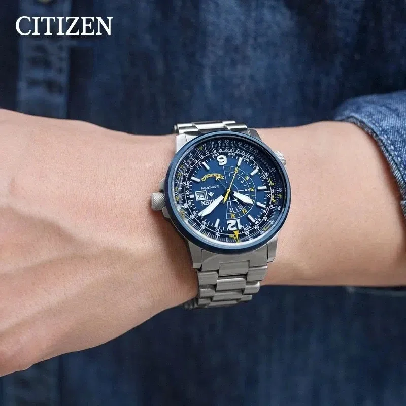 Citizen-reloj-Original-de-energ-a-Solar-para-hombre-cron-grafo-con ...