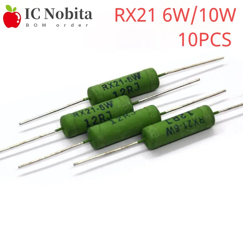 10PCS-RX21-6W-10W-Wire-Wound-Resistance-5-0-01-33K-1R-10R-100R-1K-10K.jpg