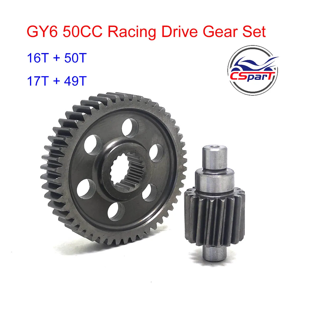 Racing-Final-Drive-Gear-Set-GY6-50cc-60CC-80CC-17T-49T-16T-50T-139QMB ...