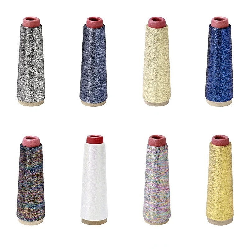 Metallic-Silk-Thread-for-Hand-Knitting-Sweaters-Colorful-Gold-Thin ...