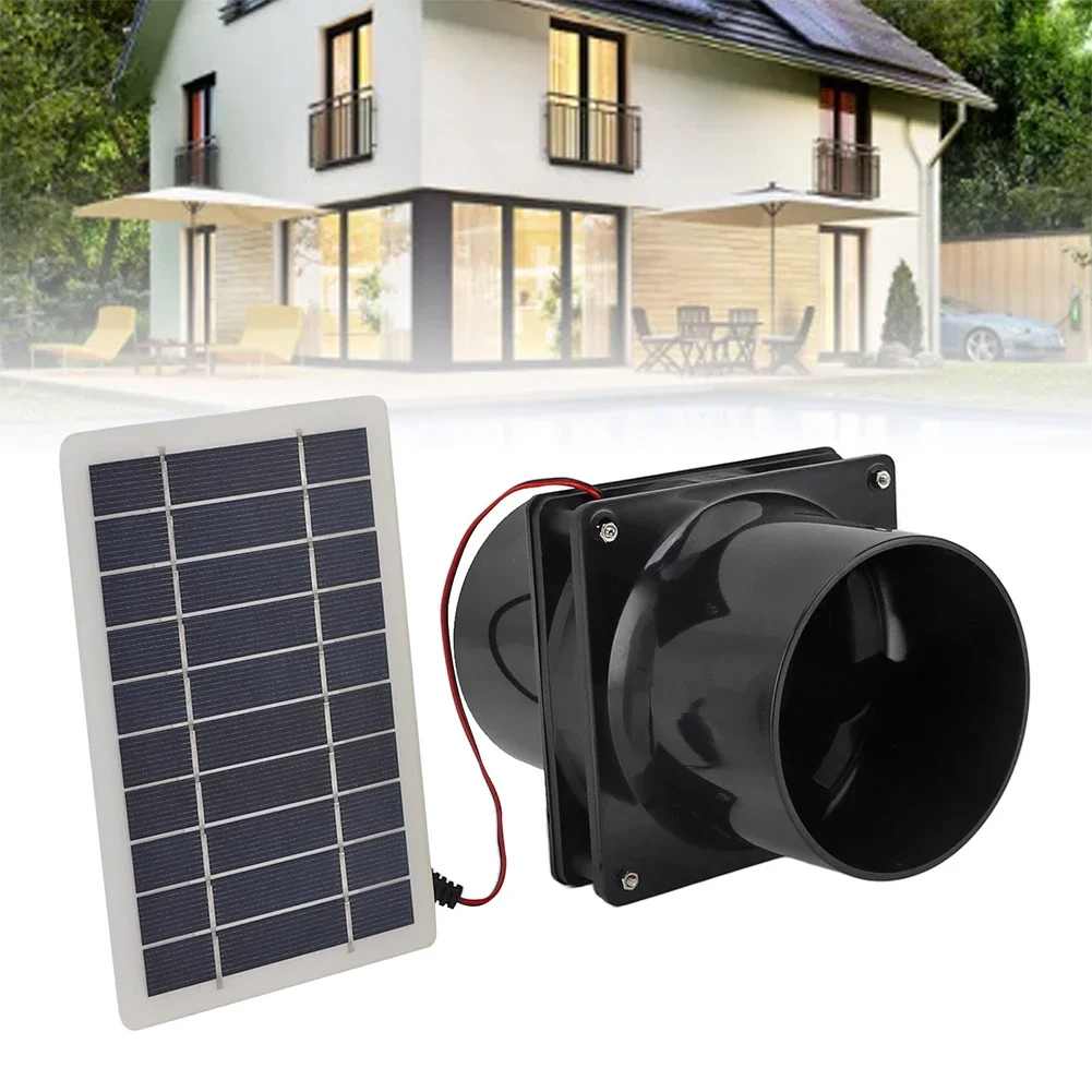 Solar-Power-Fan-Kit-10W-12V-Solar-Power-Panel-Exhaust-Fan-Weatherproof ...