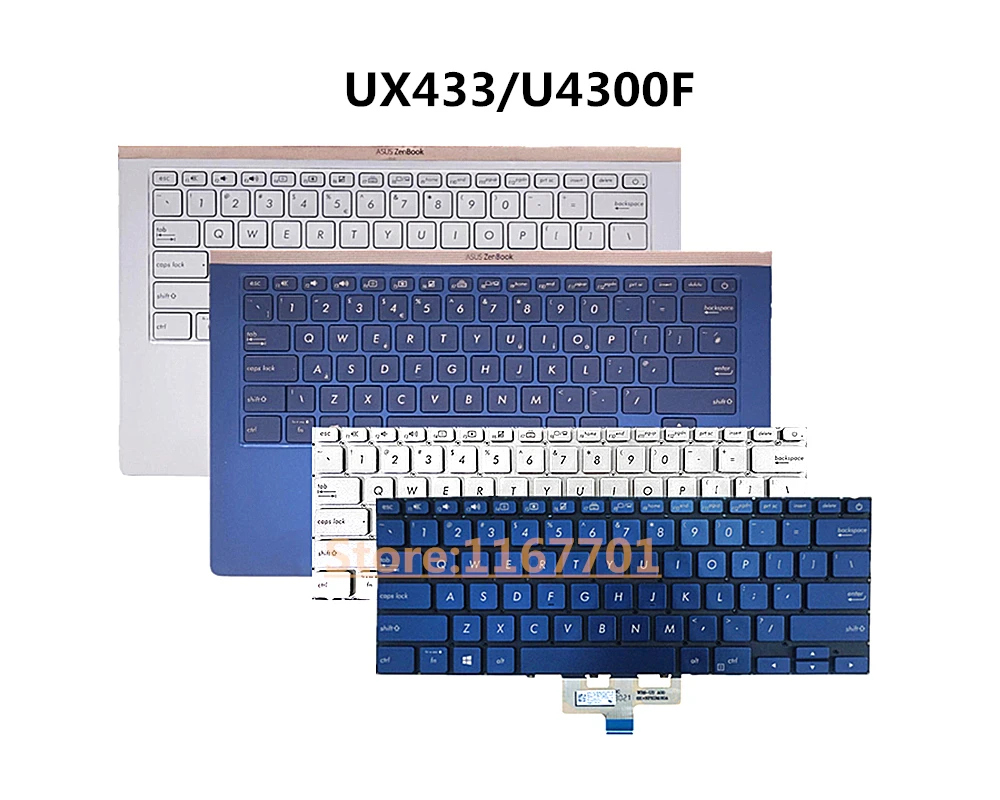 New-Original-Laptop-US-UK-HB-IL-FR-BE-Backlight-Keyboard-Cover-Case ...