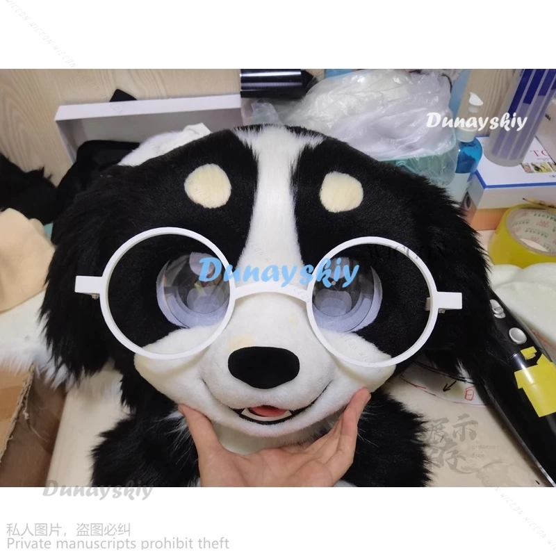 Animal Glasses Fursuit Accessories Kigurumi Mask Furry Only Glasses ...