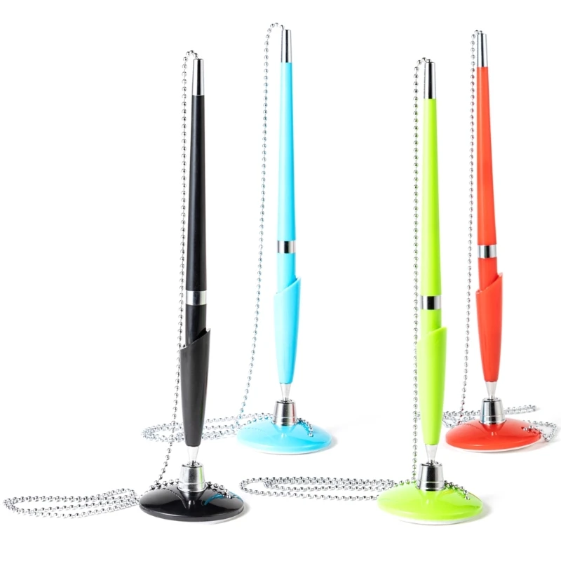 Adhesive Base Counter Pens With Chains 30 Pack Secure Pens With Chains ...