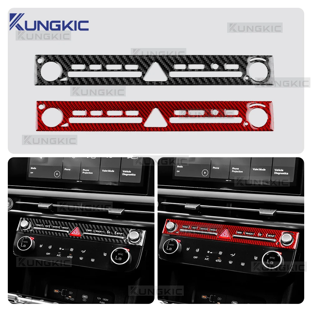 Real Soft Carbon Fiber Sticker For Hyundai Tucson NX4 2024-2025 LHD RHD ...