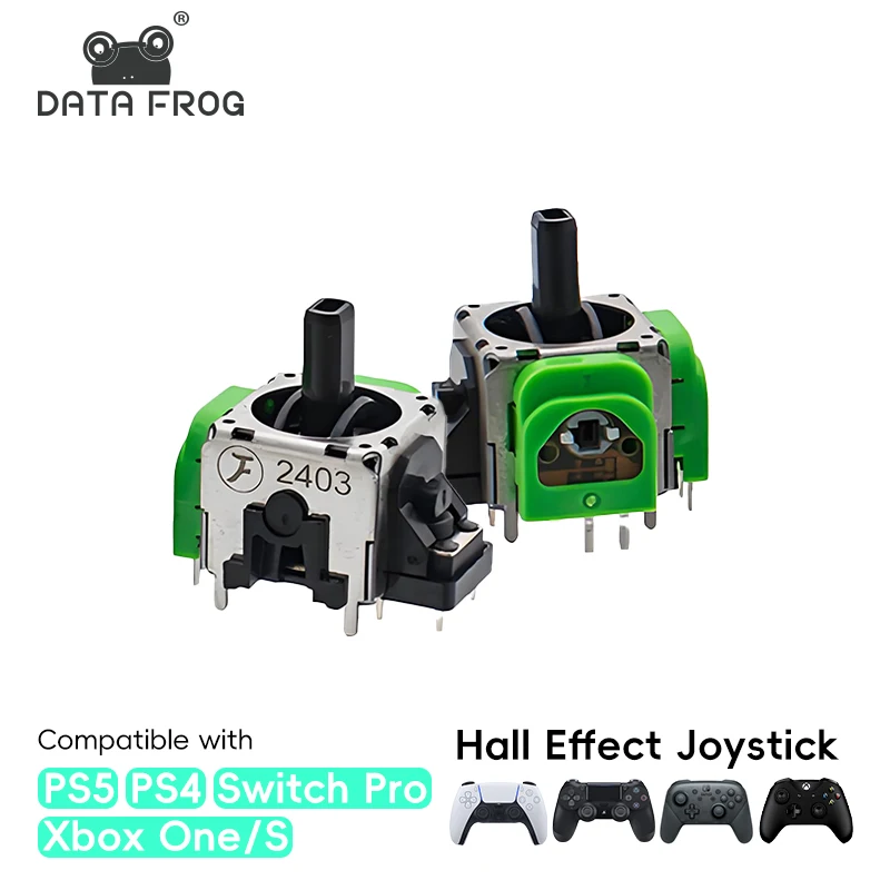 DATA FROG Replacement 2Pcs Joystick 3D Analog Stick for PS5/PS4/Switch ...