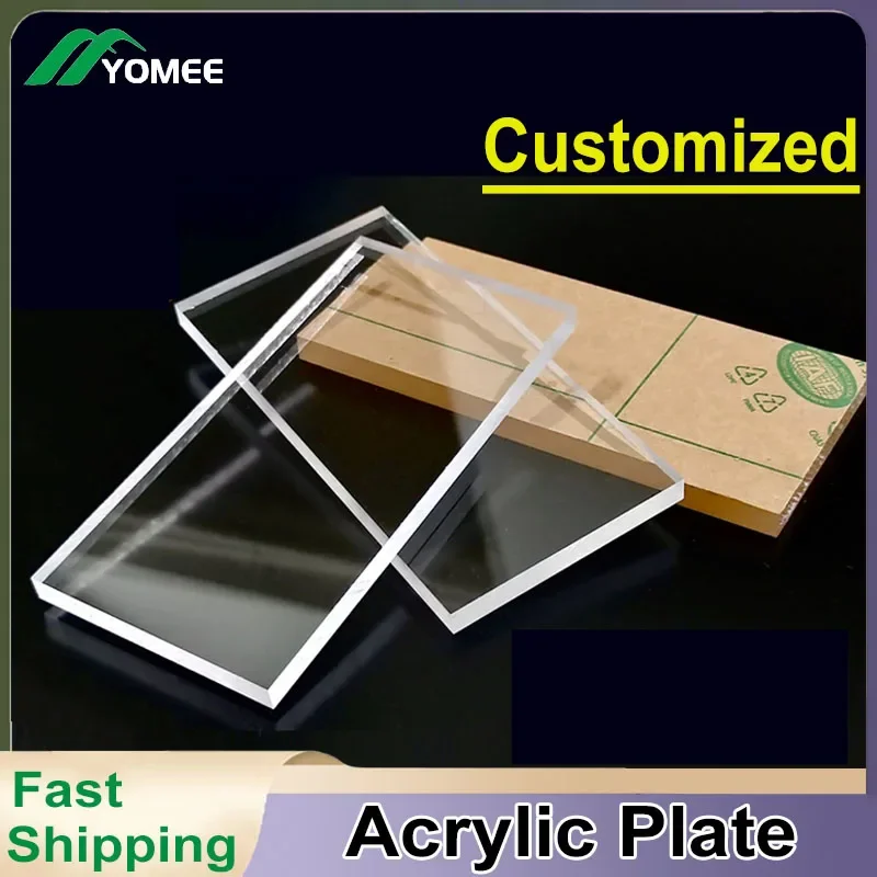 Transparent Plexiglas Clear Plastic Acrylic Sheets Board Organic Glass ...