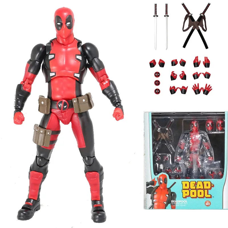 Mafex 082 Marvel x-men Deadpool figura de acción, Disney Comic Version ...