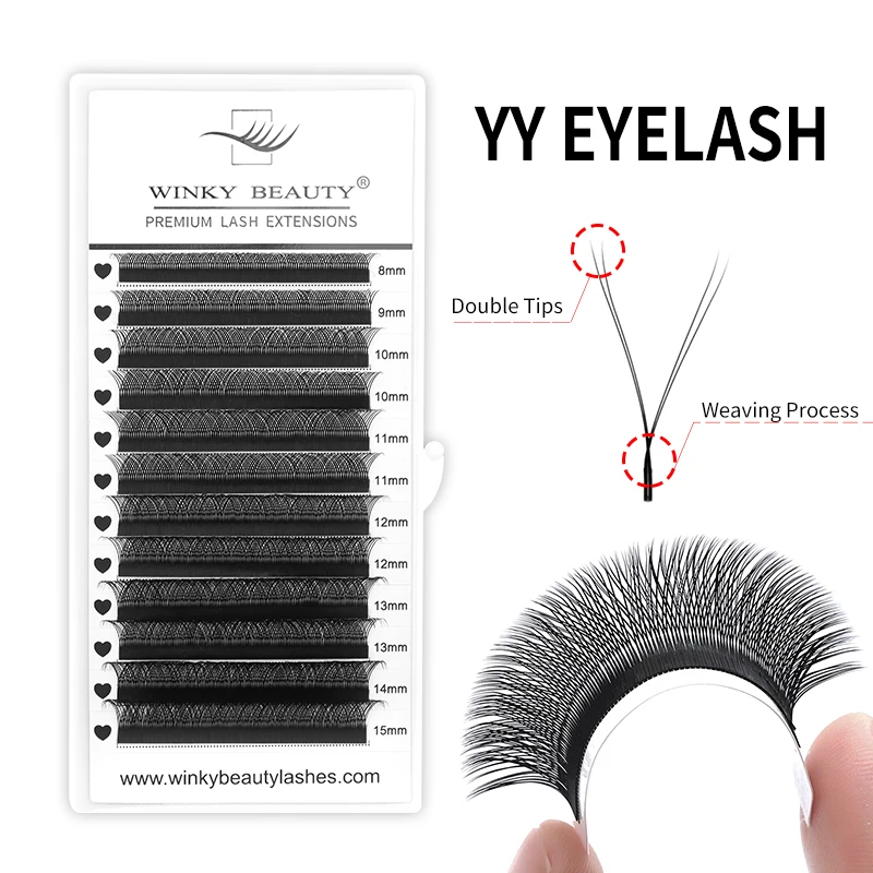 Winky-Beauty-Y-Shape-Eyelashes-Extensions-Double-Tip-Lashes-Eyelash ...
