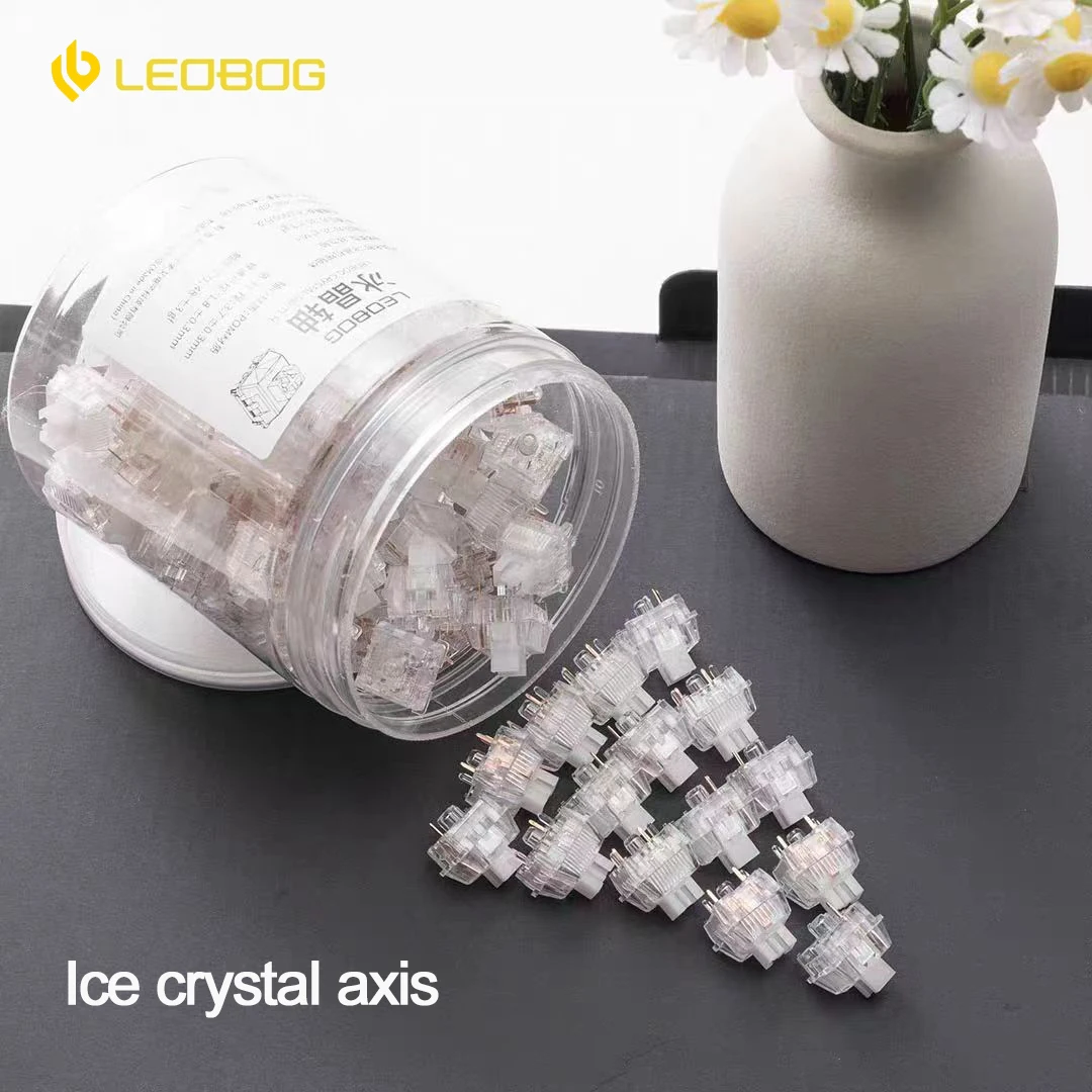 LEOBOG-Ice-Crystal-Switches-100-pcs-5-Pin-Linear-Switch-Compatible-for ...