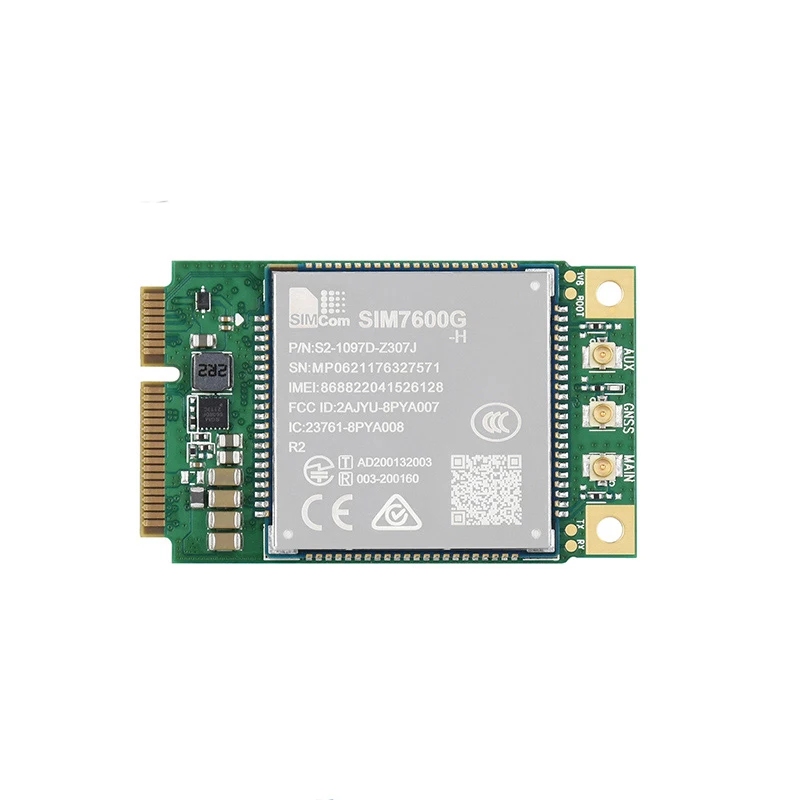 Simcom sim7600g SIM7600G H mini pcie lte cat4 global modul gnss ...