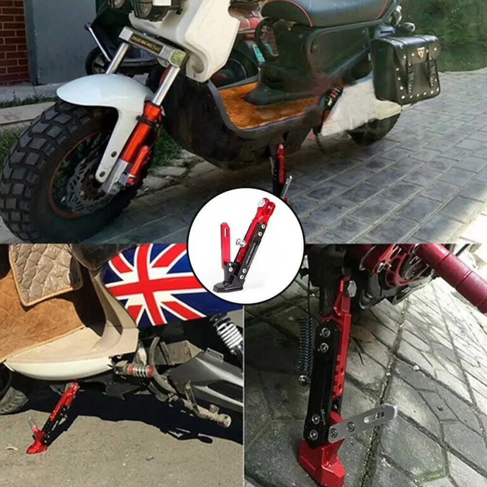 Béquille arrière de vélo,Repose-pieds réglable CNC en métal,degré de ...