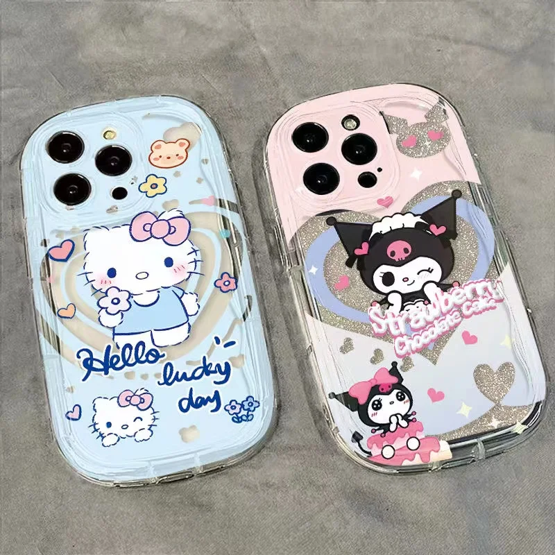 Cartoon-Kuromi-Hello-Kitty-Cat-Case-For-Samsung-Galaxy-A24-A53-A33-A05 ...