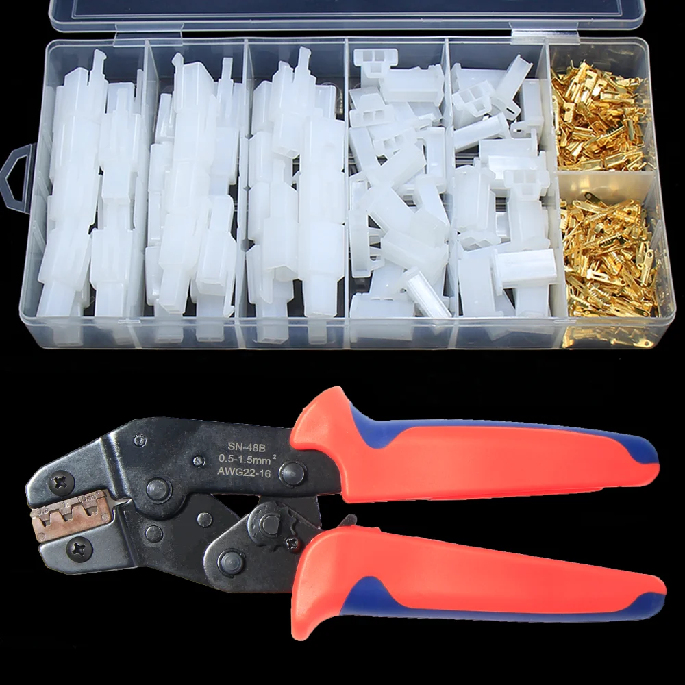 2pin-Male-Female-Auto-Electric-Connectors-Non-insulated-Metal ...