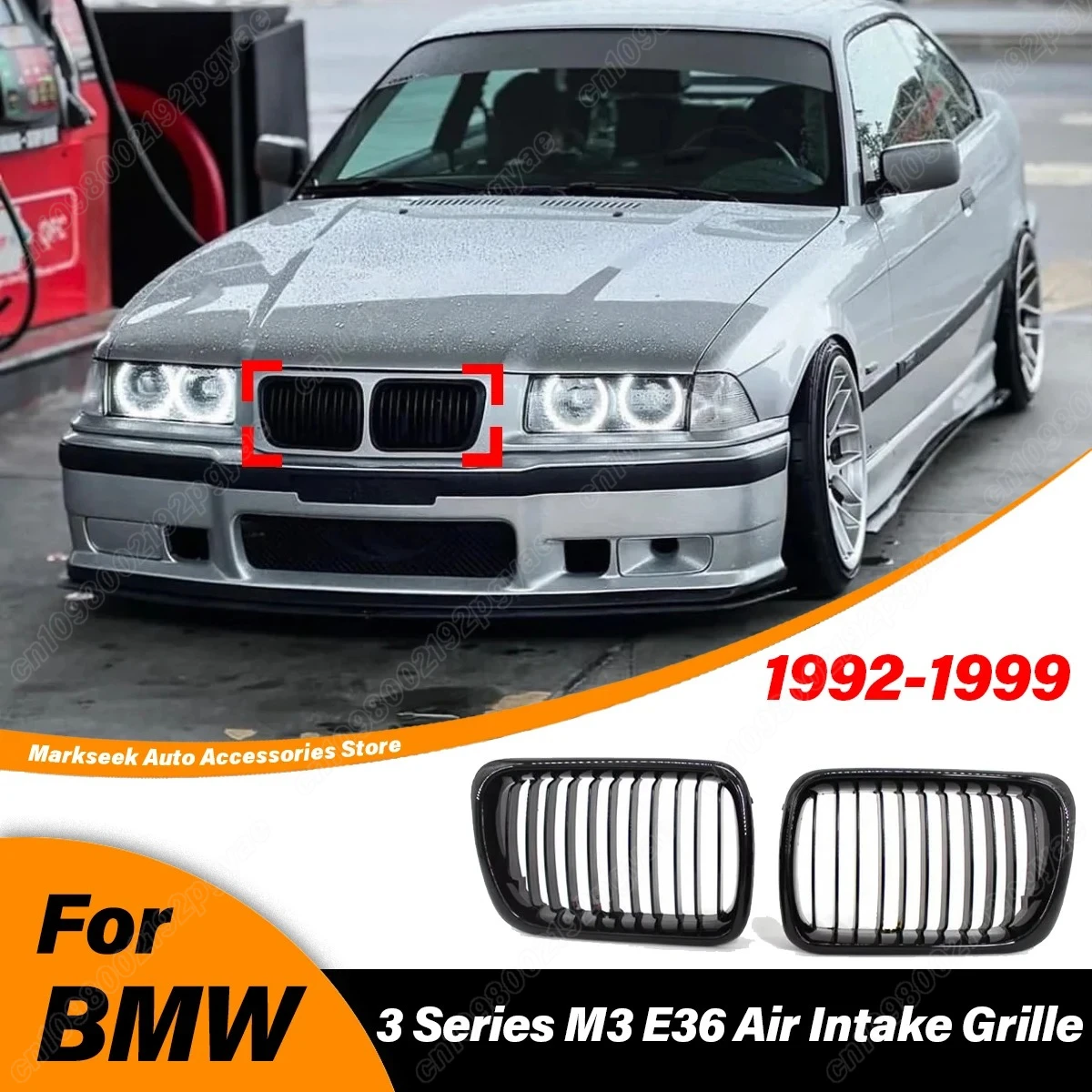 For BMW 3 Series M3 E36 1992 1993 1994 1995 1996 1997 1998 1999 Front ...
