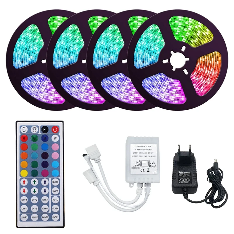 20M-3528-RGB-LED-Strip-Light-1200Leds-Waterproof-Flexible-LED-Light ...