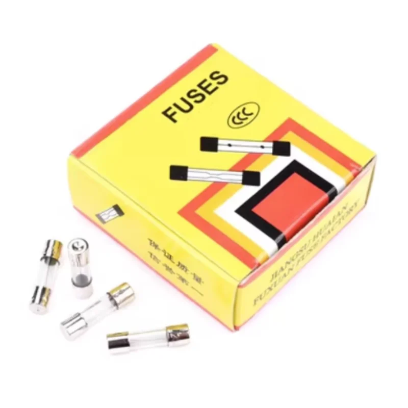 100pcs/1box 5*20MM Glass Tube Fuse F2AL250V 0.1A 0.2A 0.25A 0.3A 0.5A 0 ...