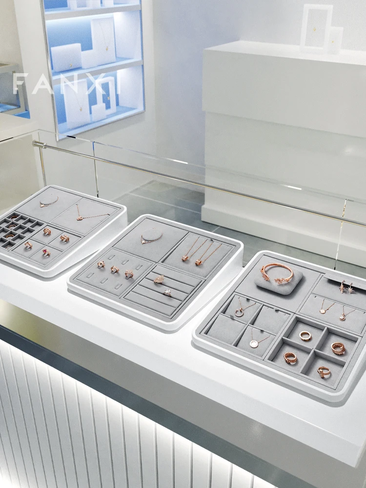 High-grade-jewelry-display-props-Necklace-rings-Earrings-jewelry-tray ...