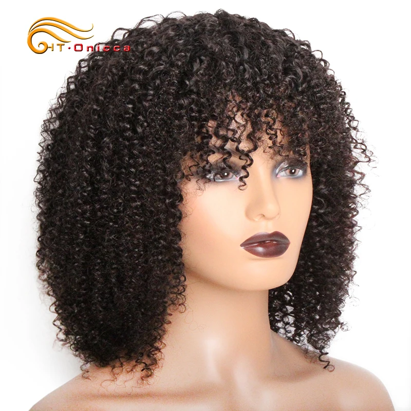Perruque-Lace-Front-Wig-naturelle-br-silienne-Remy-cheveux-cr-pus-boucl ...