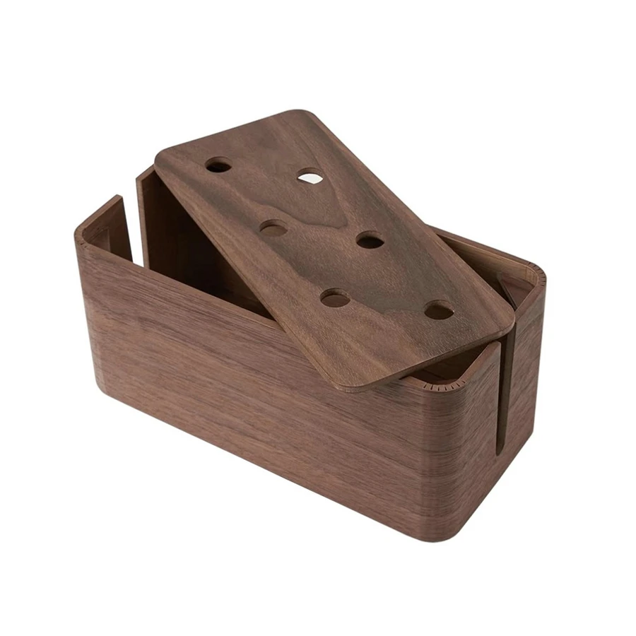 Wooden-Cable-Management-Box-Made-From-Cable-Winder-Storage-Box-Desktop ...