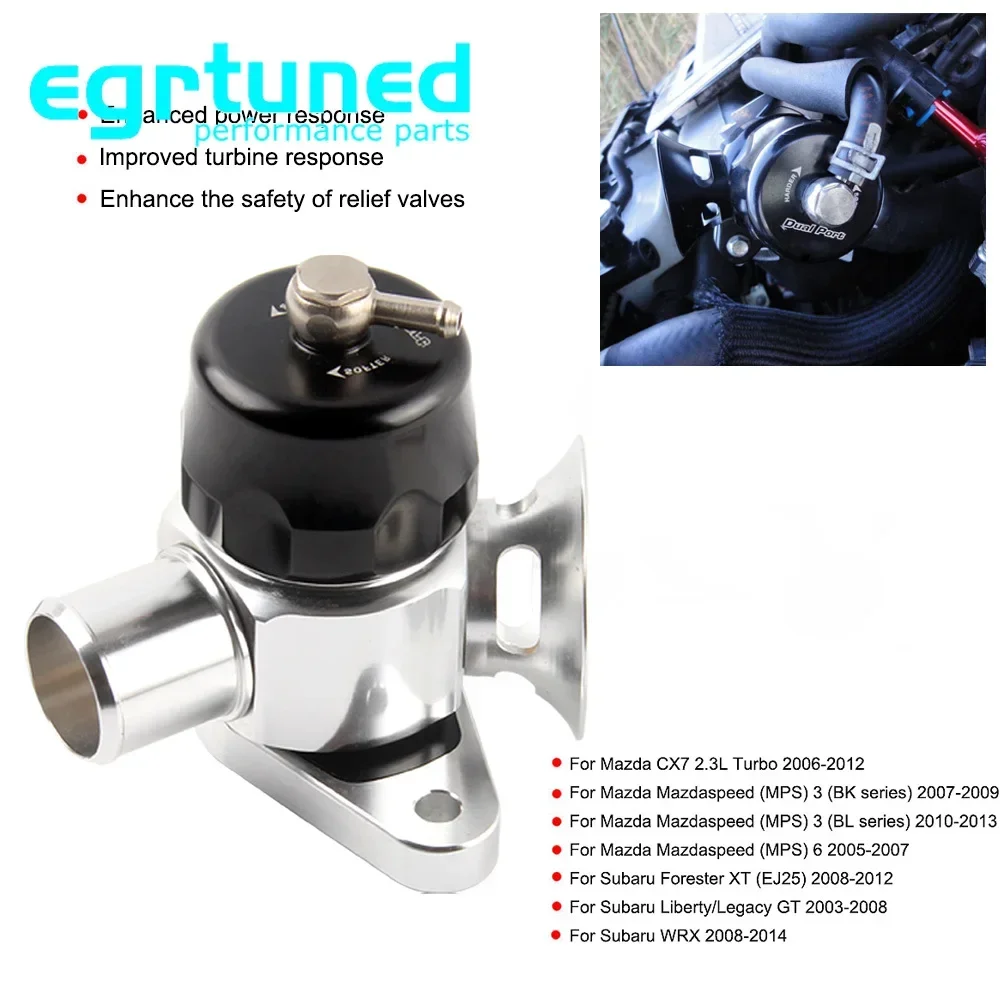 Performance Turbo Valve Hybrid Dual Port Blow Off Valve BOV - Blue ...
