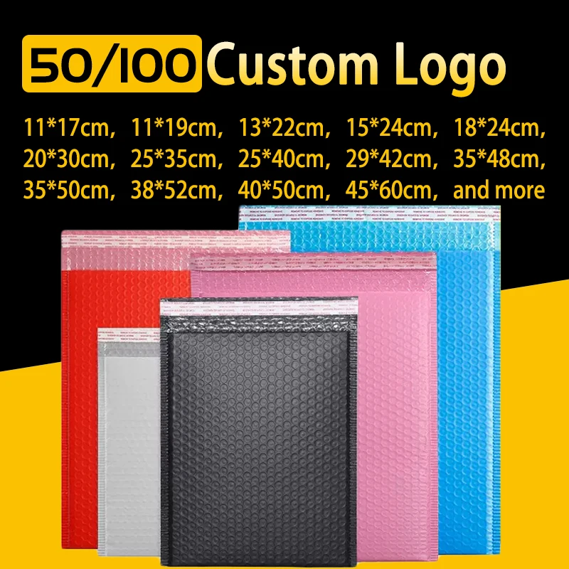 Bubble-Mailers-50Pcs-Courier-Envelope-Mailing-Bags-Small-Business-Mail ...