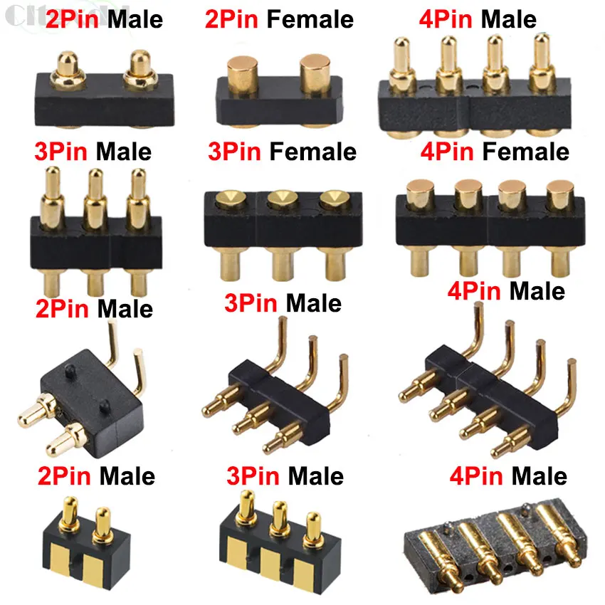Cltgxdd-1PCS-Male-Female-Pogo-Pin-Connector-Pogopin-Battery-Spring ...
