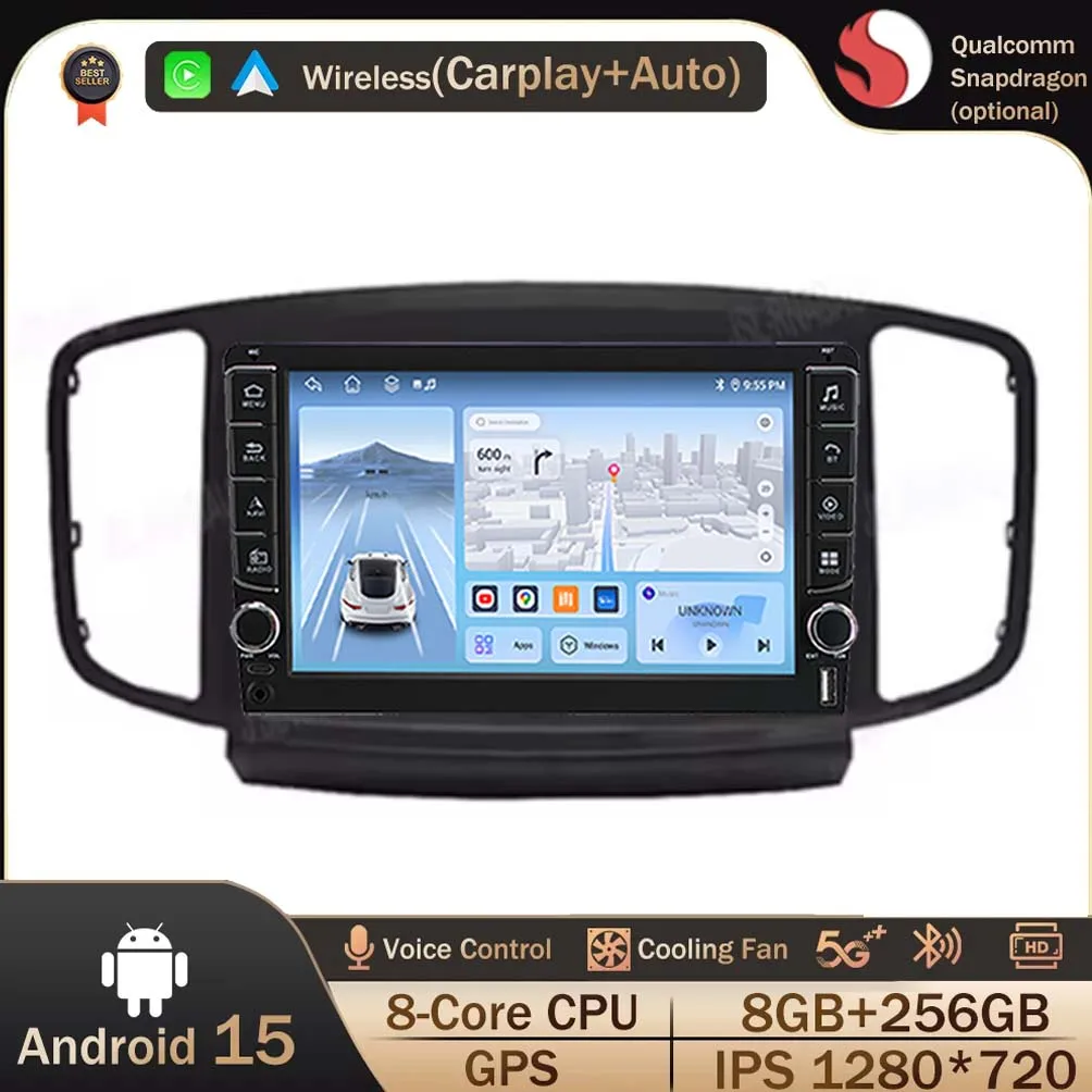 Android 15 Carplay Car Radio For Foton Tunland E7 / Savanna 2019 ...