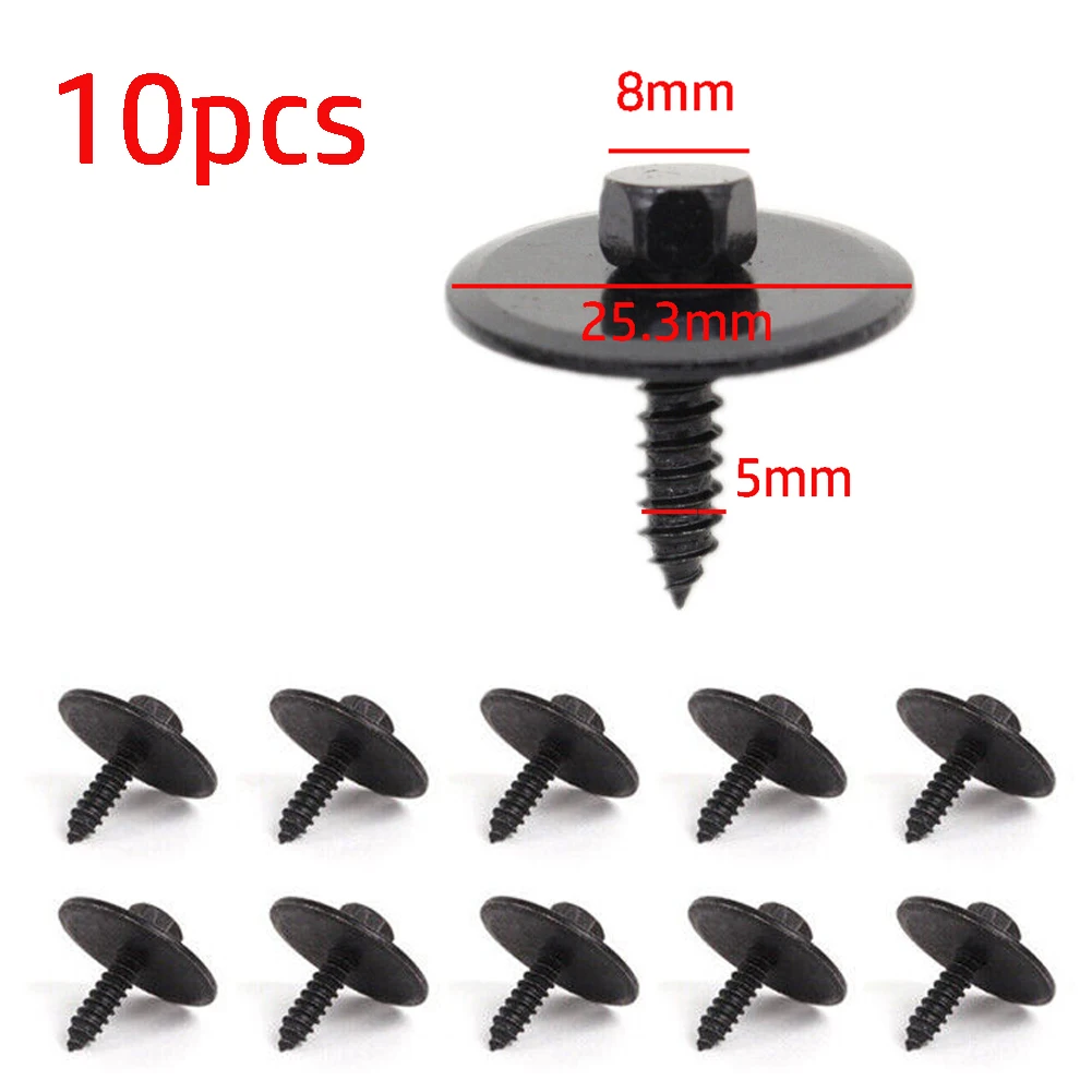 10pcs-8mm-Hex-Screw-For-Mercedes-Benz-Undercar-Shield-Sheet-Metal ...