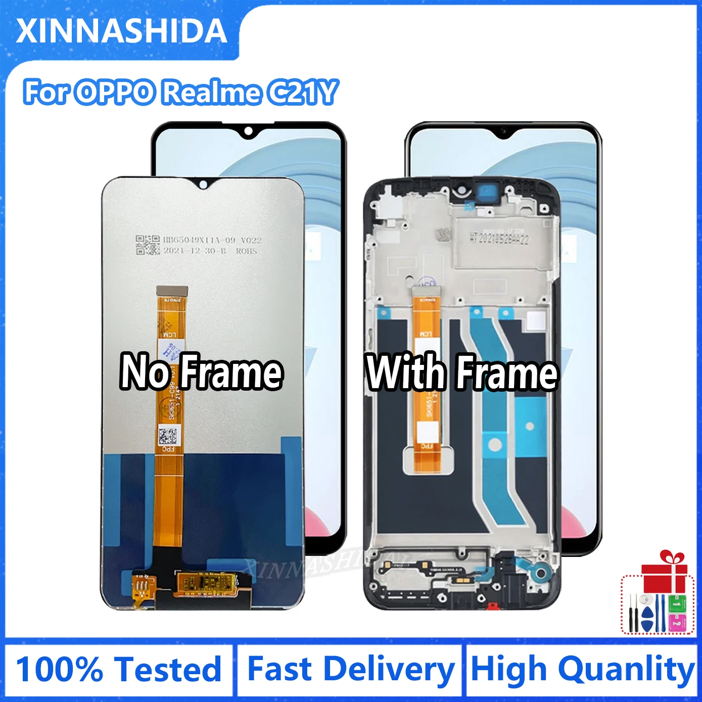 LCD Screen For Oppo Realme C21Y RMX3261 RMX3263 LCD Display Touch ...