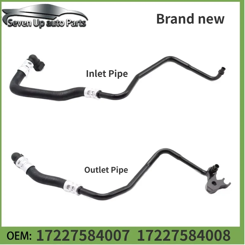 17227584007 17227584008 Brand New Heat Exchanger Trans Oil Cooler Pipe ...