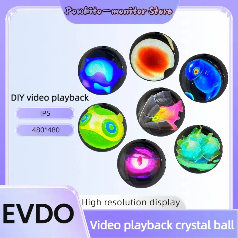 3D crystal ballvideo player displaying fetal ultrasound customizable ...
