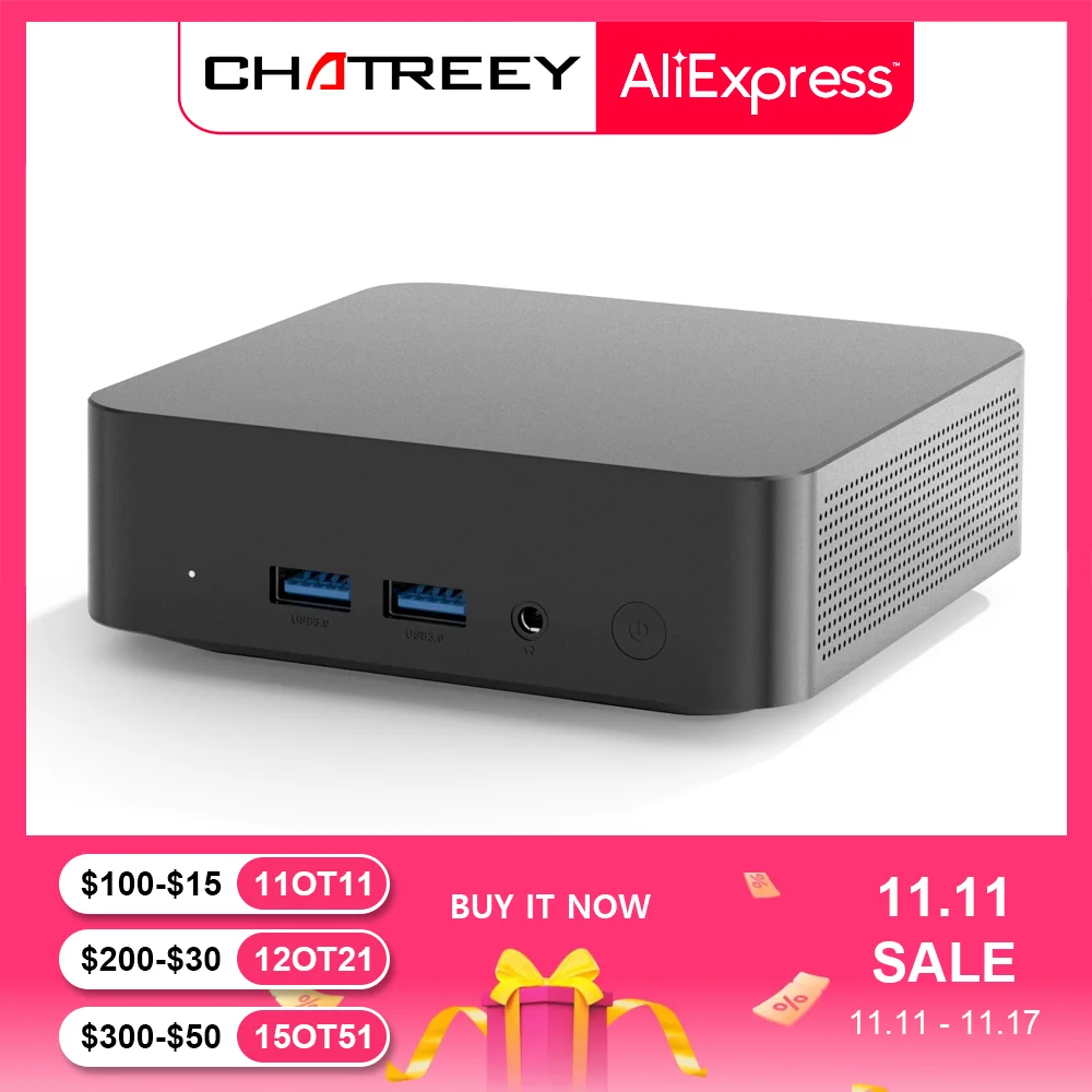 Chatreey-T9-Mini-PC-Intel-Alder-Lake-N100-Windows-11-Ultra-Small-Pocket ...