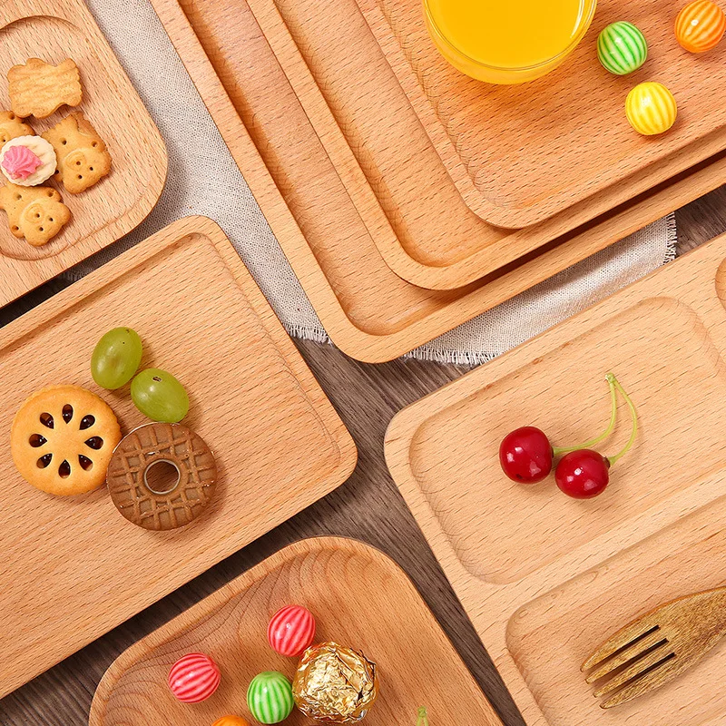 Natural-Wooden-Salad-Plate-Serving-Tray-Wooden-Boat-Shape-Candies ...