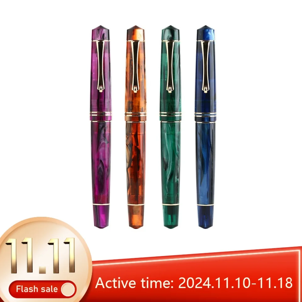 Majohn-M800-Acrylic-Luxury-Fountain-Pen-BOCK-F-nibs-writing-Ink-Pen ...