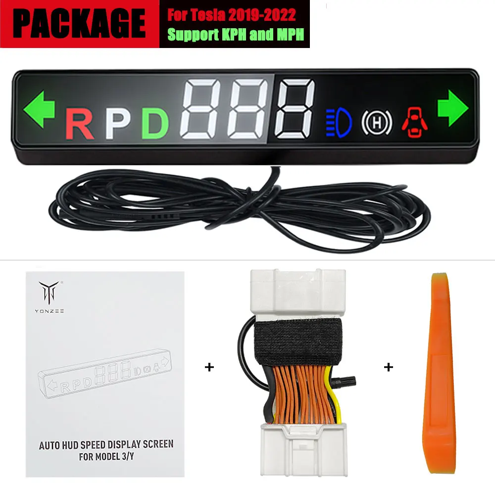YZ HUD Head up Display für Tesla Modell 3 Y Gewidmet Elektronik Digital ...