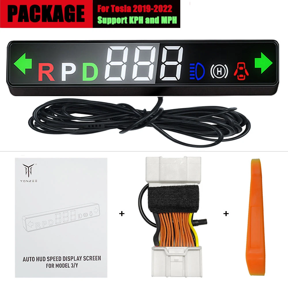 YZ HUD Head up Display für Tesla Modell 3 Y Gewidmet Elektronik Digital ...
