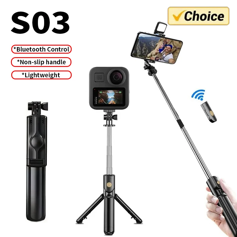 Handheld-360-Degree-Flexible-Sports-Camera-Monopod-Stand-Mobile-Phone ...