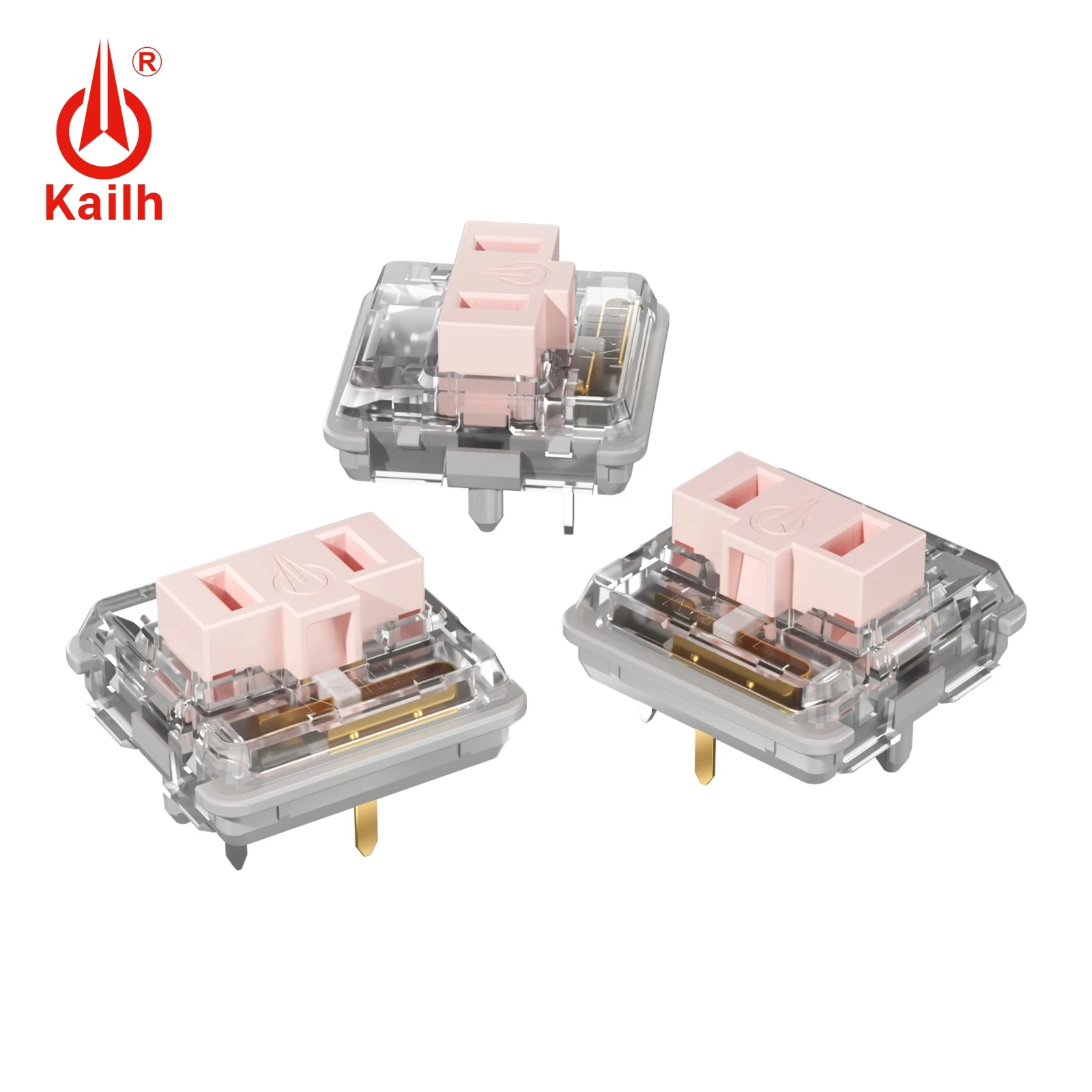 1-3-5Pcs-Kailh-Low-Profile-Choc-Keyboard-Switch-Transparent-Pink-25g ...