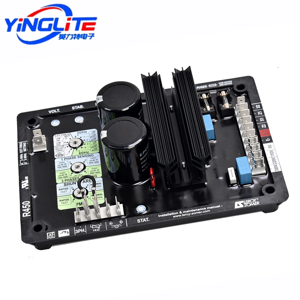 R450-AVR-Original-Leroy-Somer-Alternator-Stabilizer-Module-Integrated ...