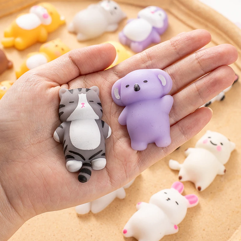 Mochi Squishy Cartoon Animal Toy Tabas Squishy Fun Toys For Kids Stress ...
