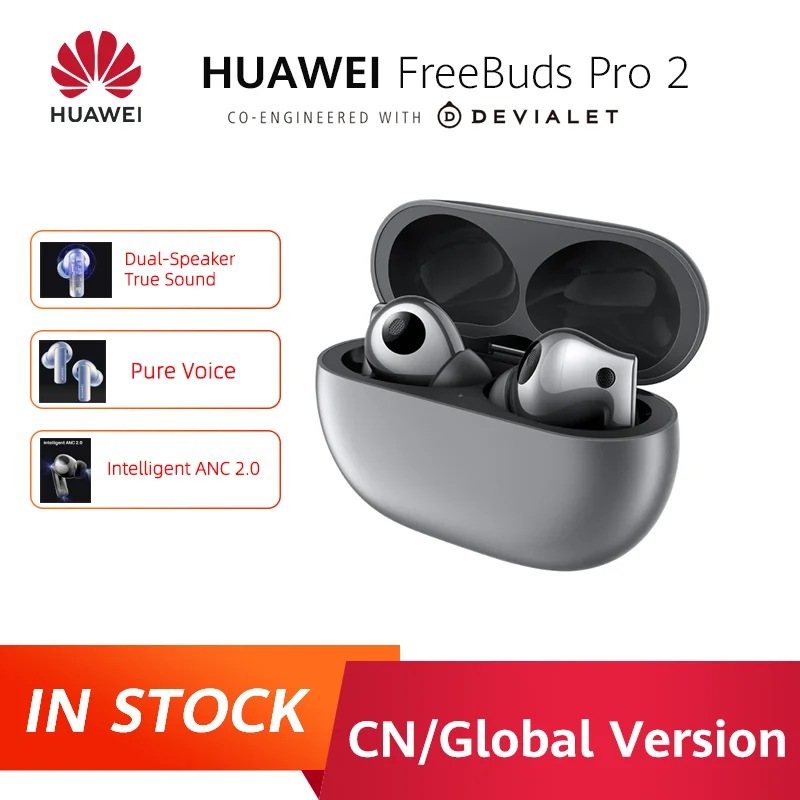 HUAWEI FreeBuds Pro 2, dispositivo inteligente ANC 2,0, 47dB, 4 ...