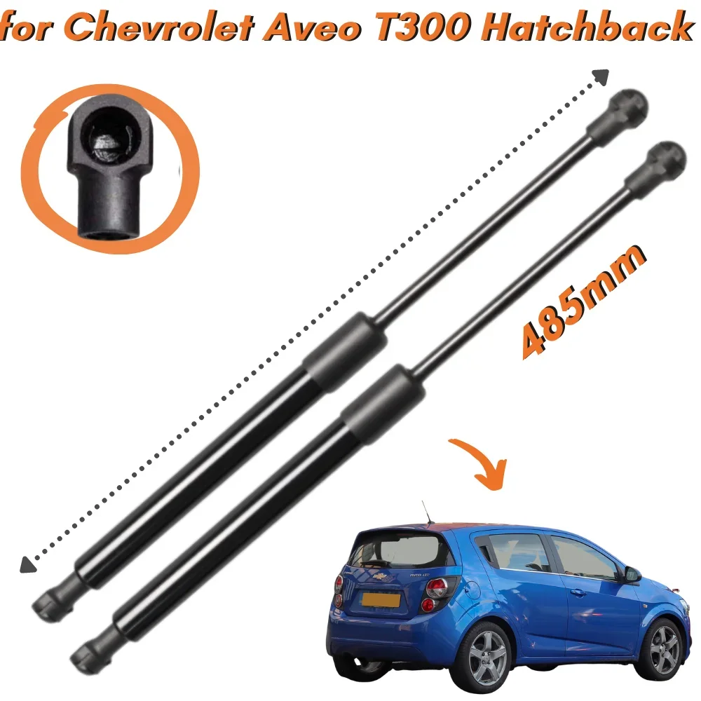 Qty(2) Trunk Struts for Chevrolet Aveo Sonic T300 Hatchback 2011-2020 ...