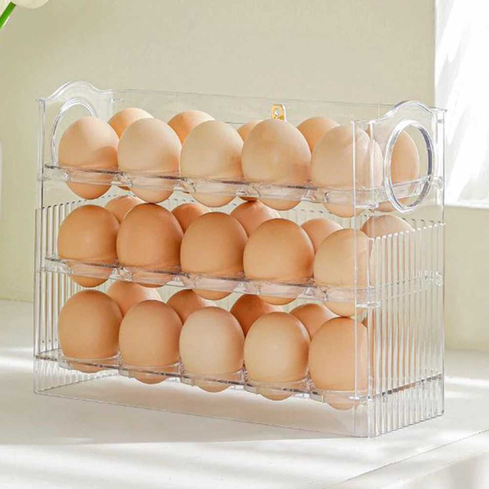30-Grids-Egg-Tray-Organizer-Egg-Storage-Box-Large-Capacity-Household ...