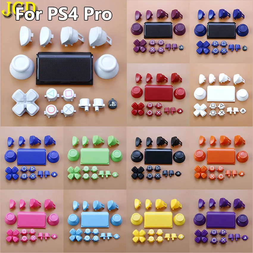 JCD For PS4 Pro Slim JDS-040 JDM-040 Controller Full Set Buttons ...