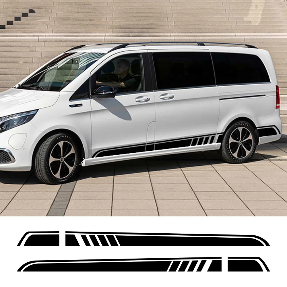 2PCS Car Stickers For Mercedes Benz Vito V Class Viano W447 V260 W639 ...