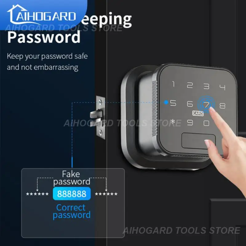 Password Electronic Lock Fingerprint 5 Unlocking Methods Smart Door Lock Tuya Smart Ball Smart ...