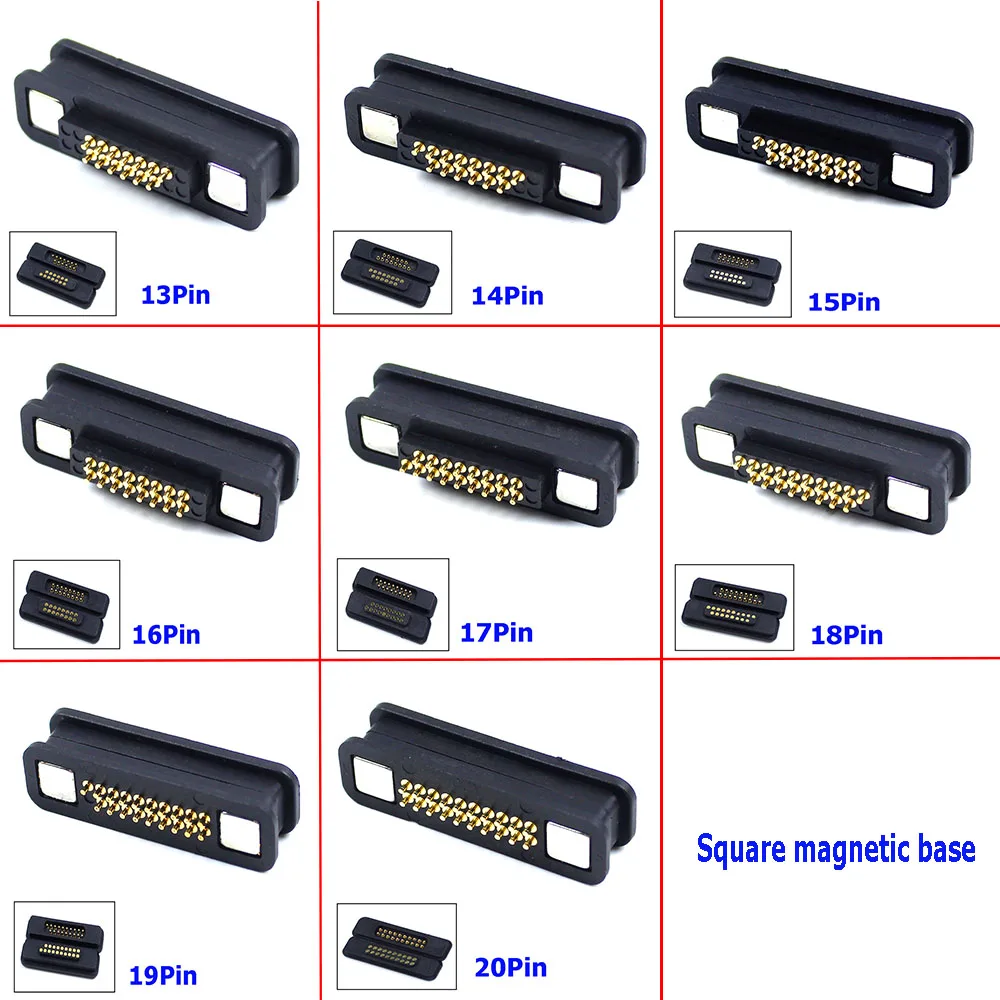 Bump-Convex-Pogopin-2A-Waterproof-13-14-15-16-17-18-19-20-Pin-Male ...