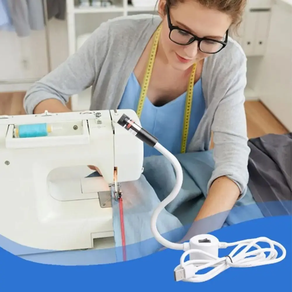Red Laser Sewing Laser Guide Adjustable Hose 5MW/100MW Sewing Machine ...
